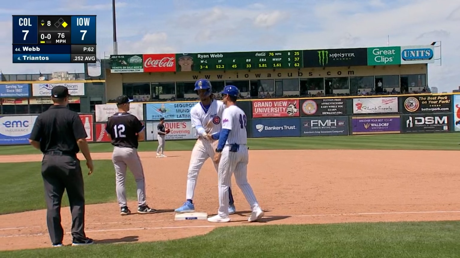 Kevin Alcántara puts together a three-hit game | 06/25/2025 | MiLB.com