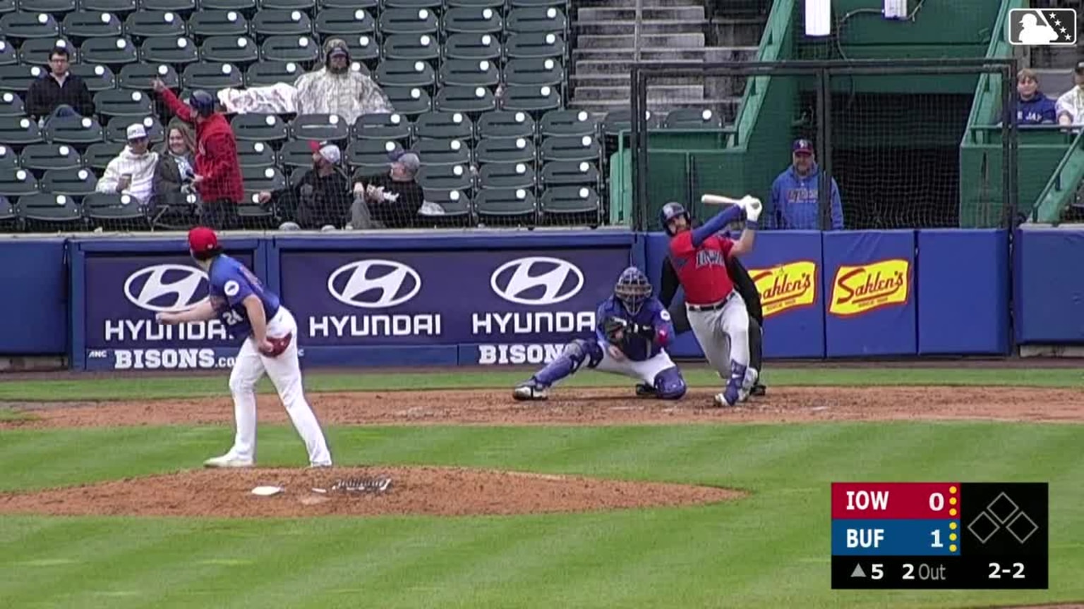 Andrew Bash tosses sixth K vs. Iowa | 04/27/2024 | Bisons