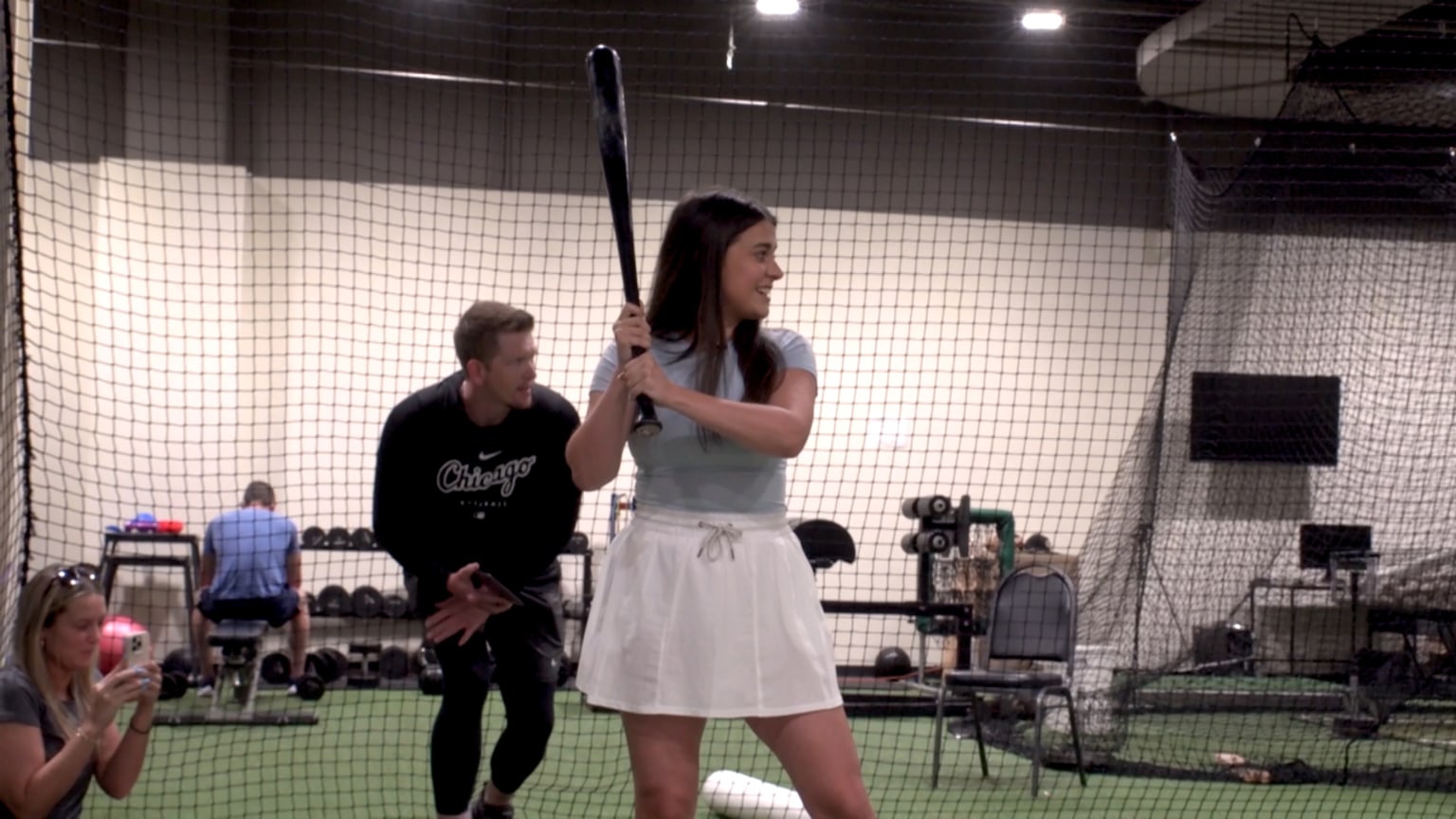 Kendall Gets a Hitting Lesson from Cameron Seitzer! | 07/02/2024 | Knights