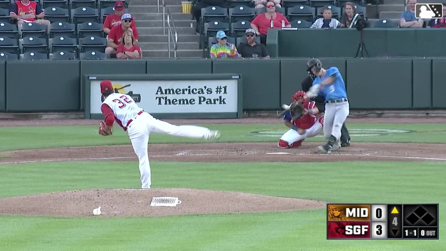Cooper Bowman homers on a fly ball | 05/18/2024 | MiLB.com