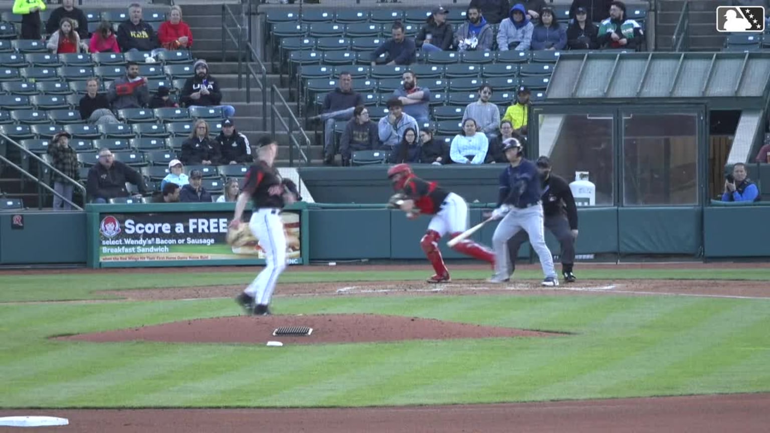 DJ Herz strikes out five in five innings of work | 04/20/2024 | Red Wings