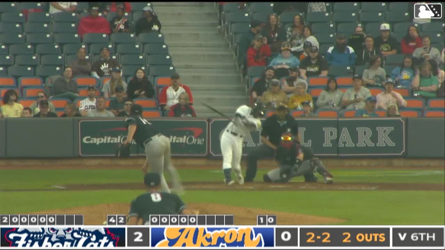 CJ Van Eyk's sixth strikeout | 05/29/2024 | Fisher Cats