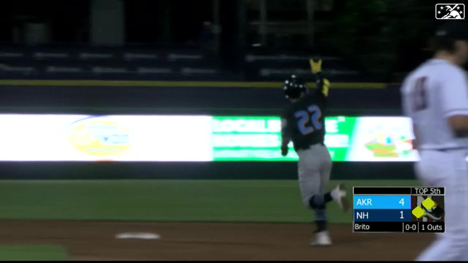 Juan Brito hits a three-run homer | 06/16/2023 | RubberDucks
