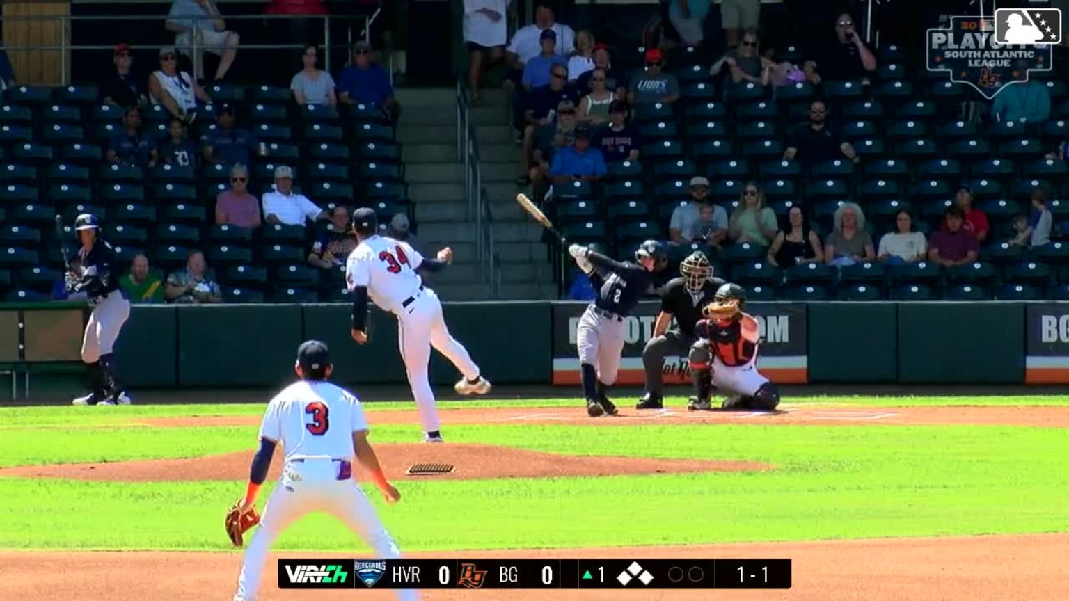 Roc Riggio hits a leadoff homer | 09/15/2024 | MiLB.com
