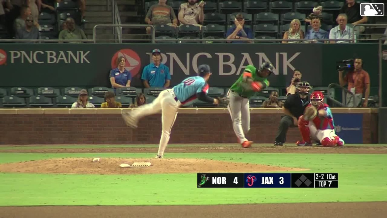 Samuel Basallo's first Triple-A home run | 08/30/2024 | Tides