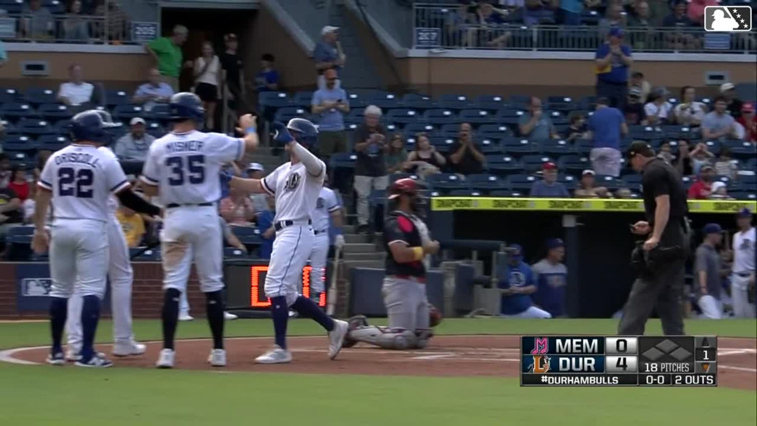 Jake Mangum hits a grand slam | 07/30/2024 | MiLB.com