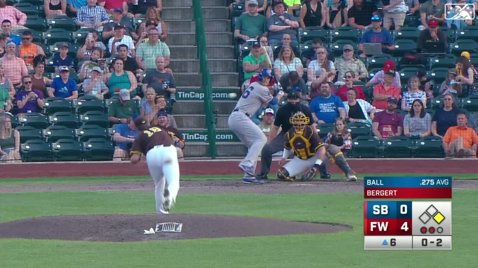 Ryan Bergert's fifth strikeout | 06/03/2023 | TinCaps
