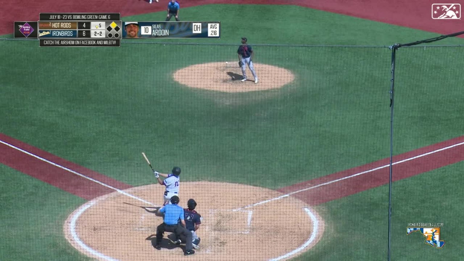 Silas Ardoin's two run homer | 07/23/2023 | IronBirds