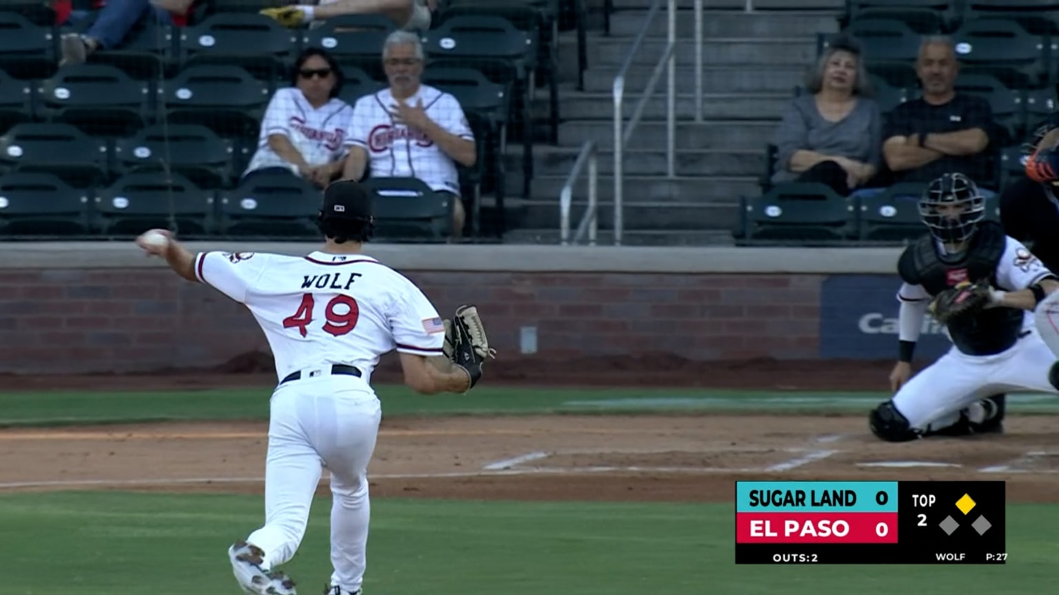 Jackson Wolf's racks up three K's in the 2nd | 05/01/2024 | MiLB.com