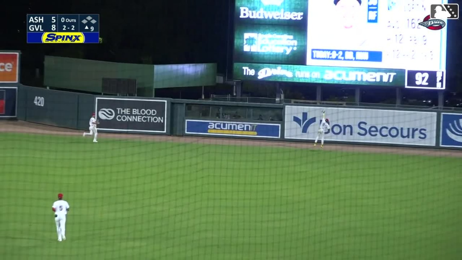 Red Sox No. 4 prospect Miguel Bleis' incredible catch | 06/14/2024 ...