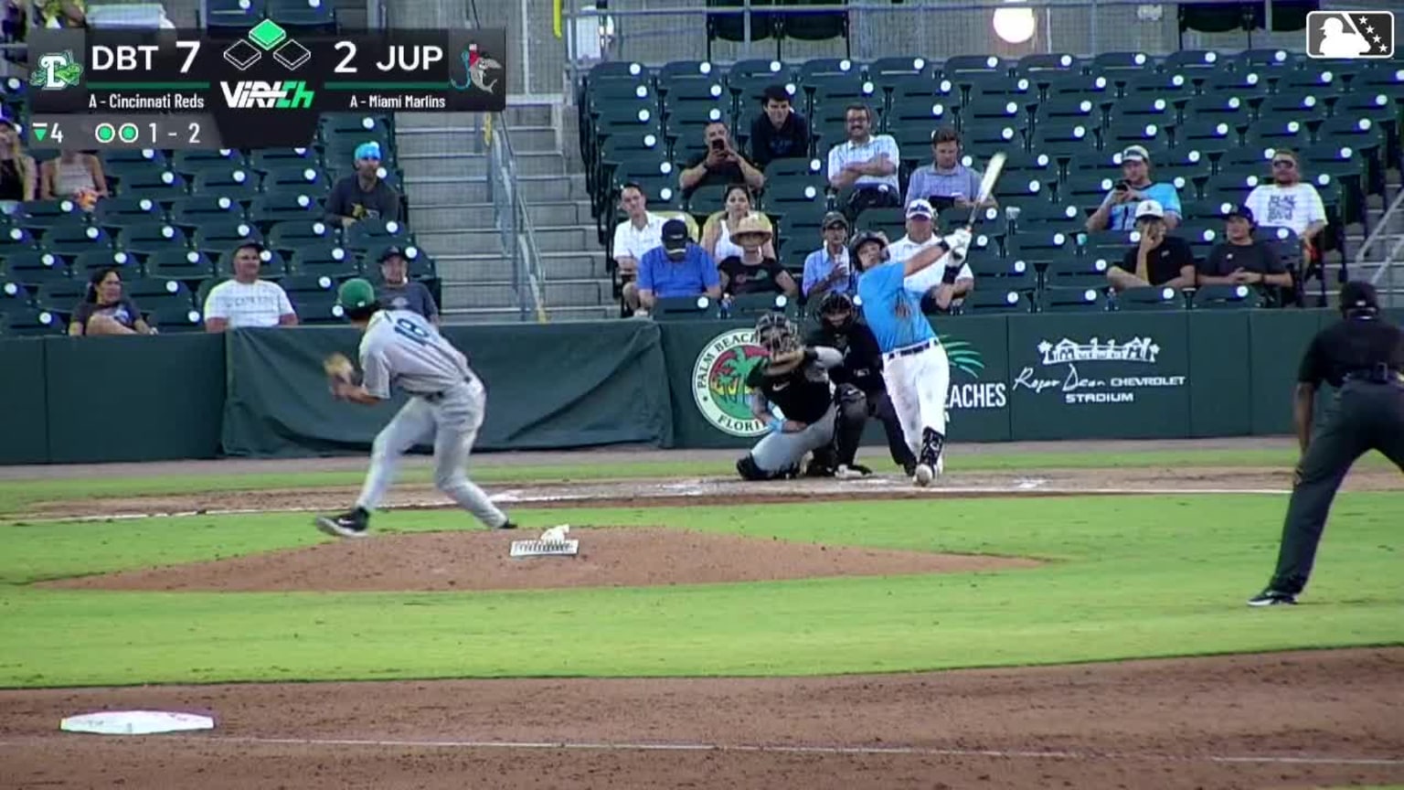 Dub Gleed's first professional home run | 06/21/2025 | Hammerheads