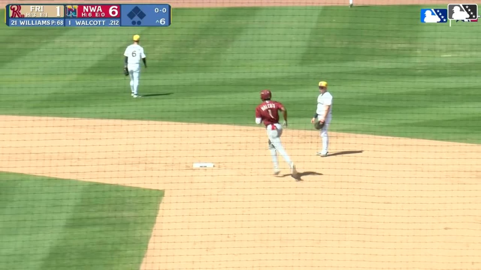 Walcott lofts his first home run of the season | 04/13/2025 | RoughRiders