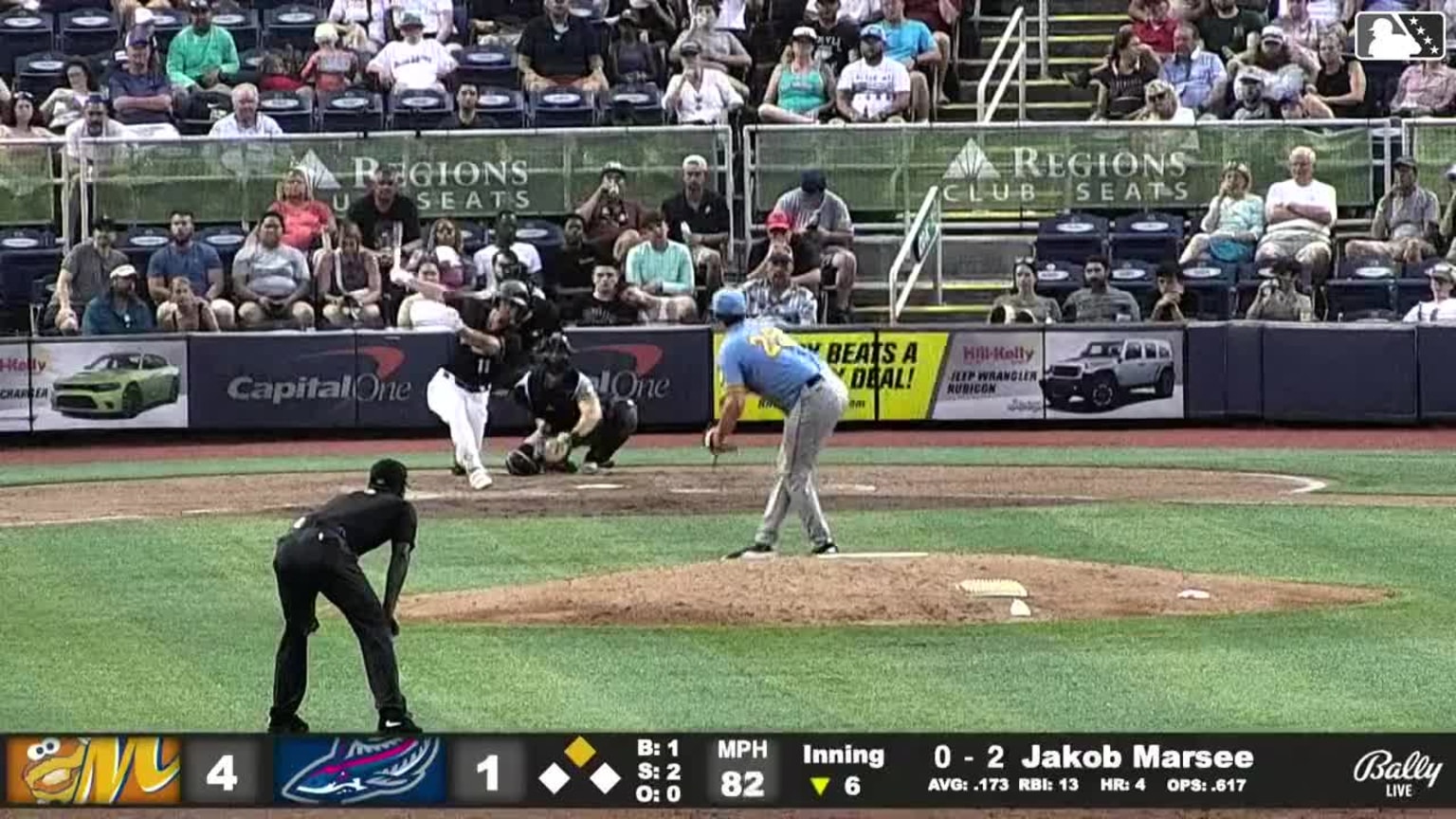 Logan Workman's eighth strikeout of the game | 07/03/2024 | Biscuits