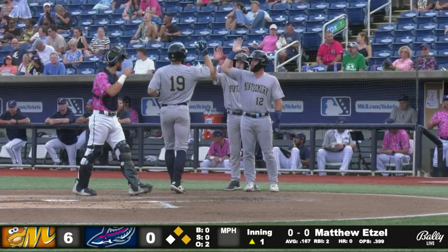 Matthew Etzel's pair of home runs | 08/14/2024 | Biscuits