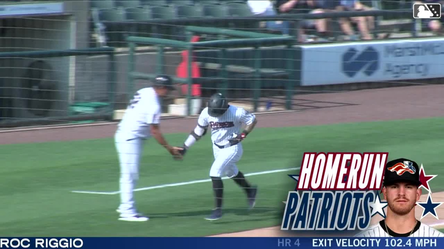 Roc Riggio's solo home home run | 06/11/2025 | Patriots