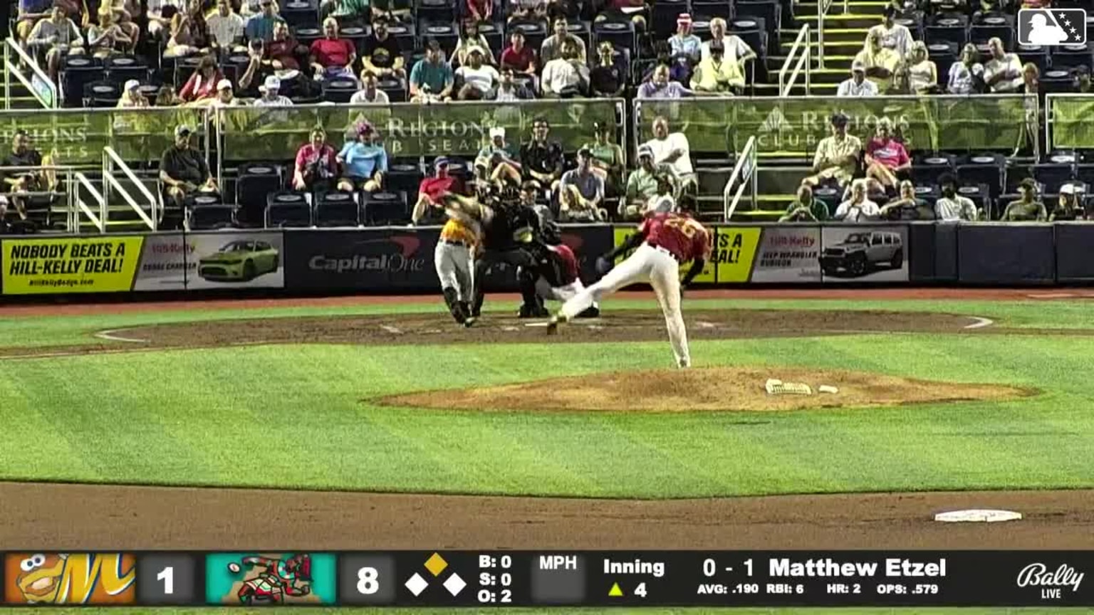 Matthew Etzel's two-run homer | 08/15/2024 | MiLB.com