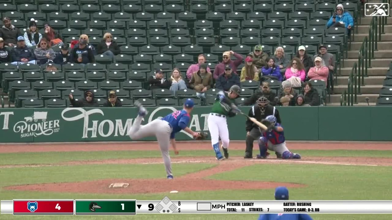 Dalton Rushing's solo home run | 04/22/2023 | Loons