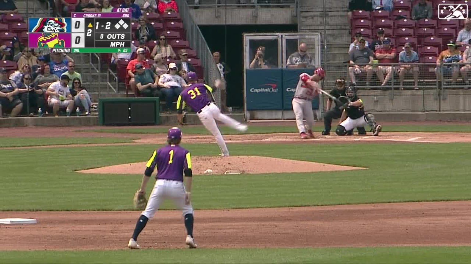 Jimmy Crooks' first home run | 05/17/2023 | Chiefs