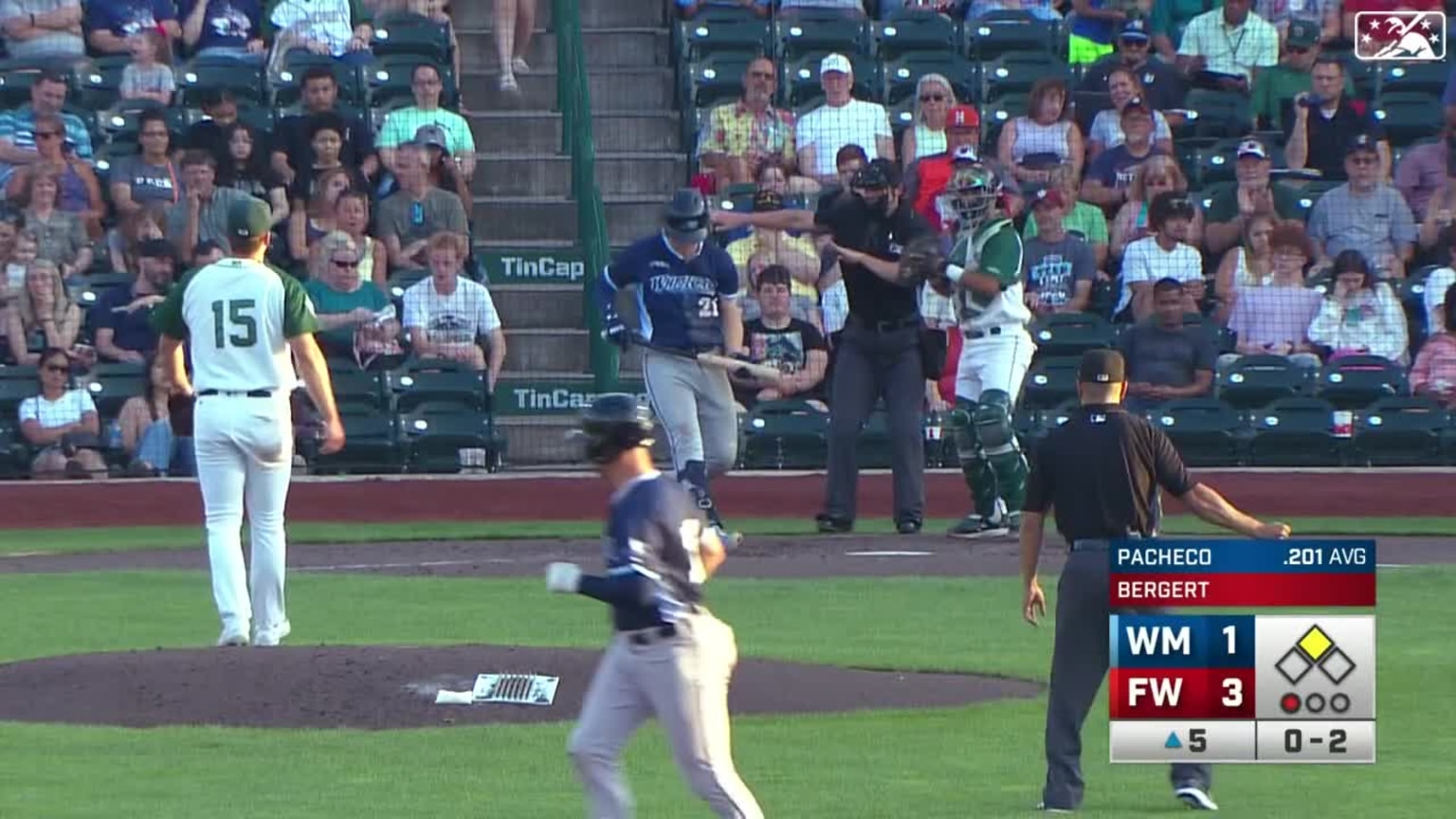 Ryan Bergert's fifth strikeout | 07/08/2023 | TinCaps