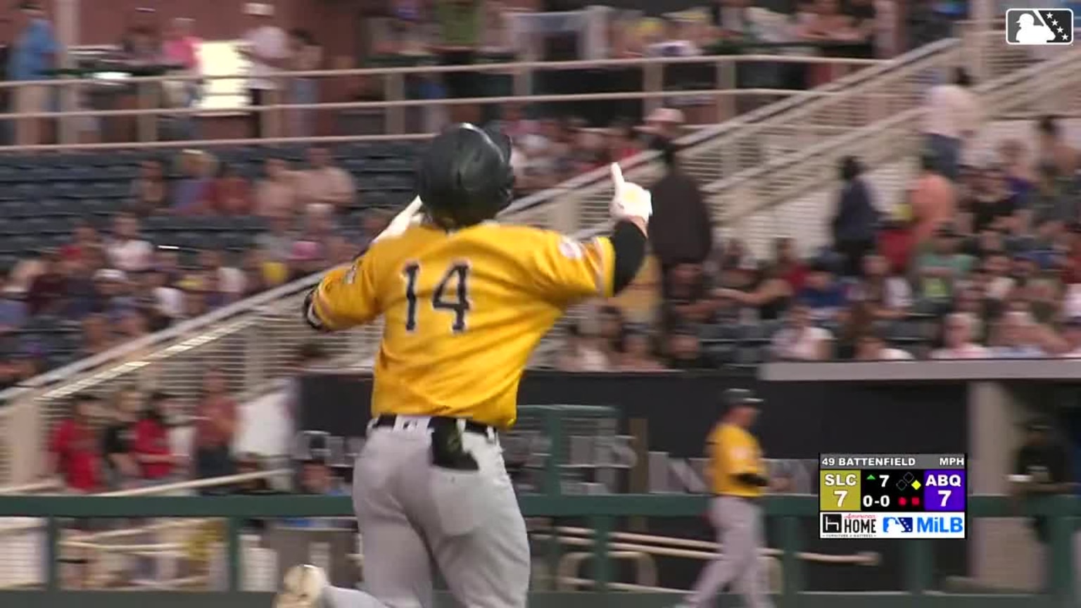 Keston Hiura's second homer of the night | 06/29/2024 | Florida Complex ...