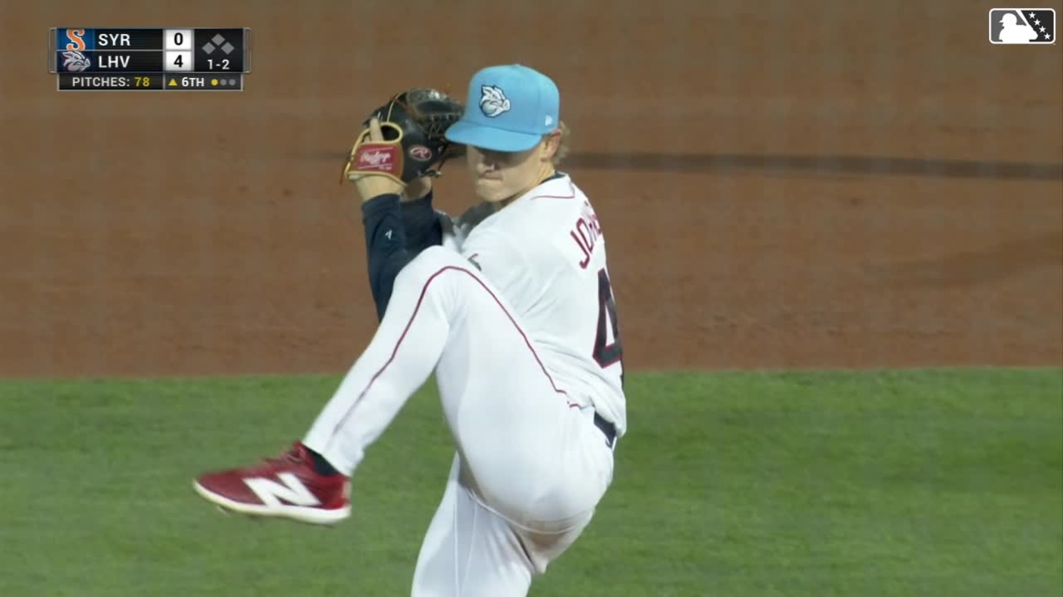 Seth Johnson K's five over six scoreless innings | 08/31/2024 | IronPigs