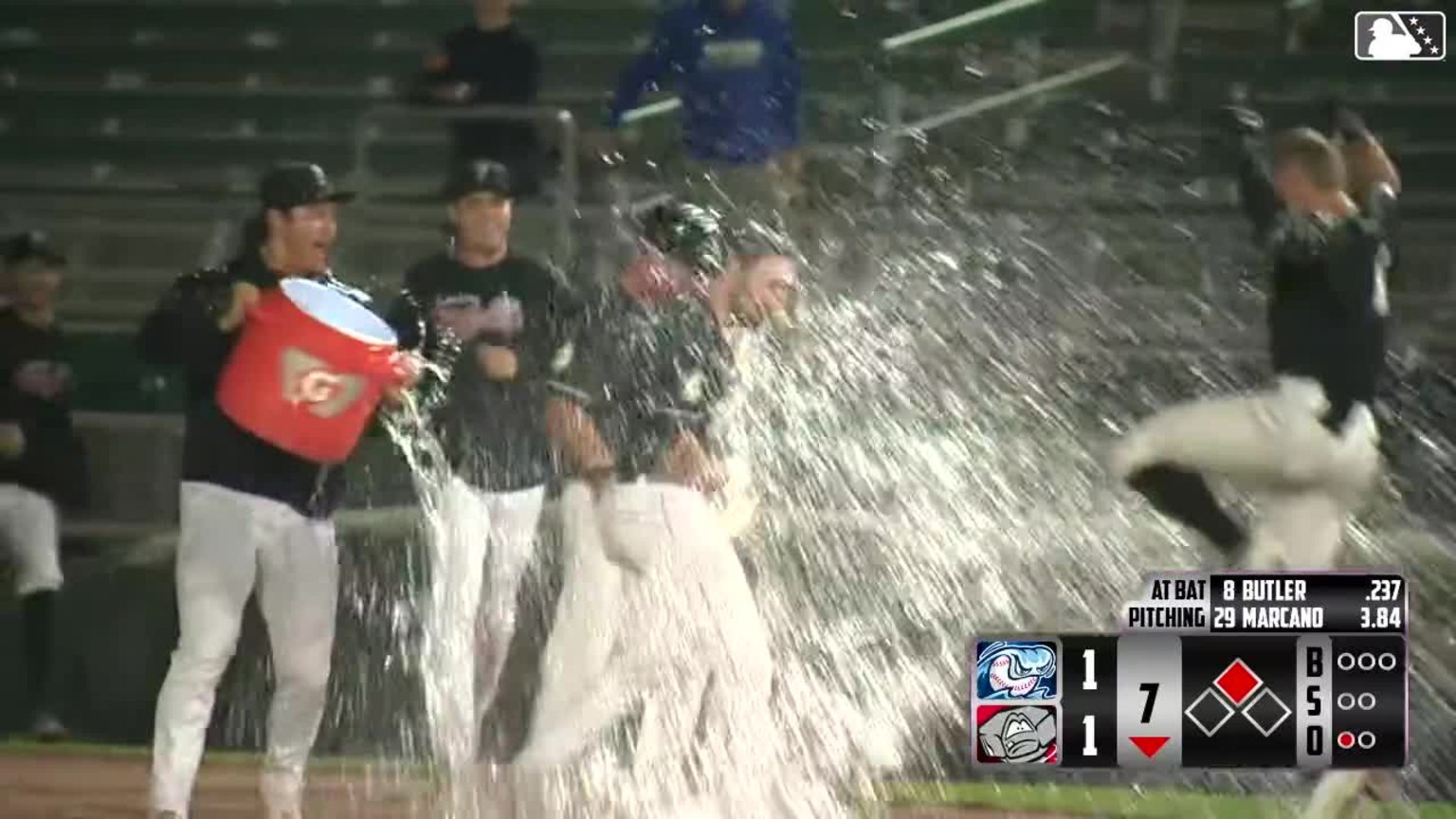 Jonny Butler's walk-off single | 08/19/2024 | Lugnuts