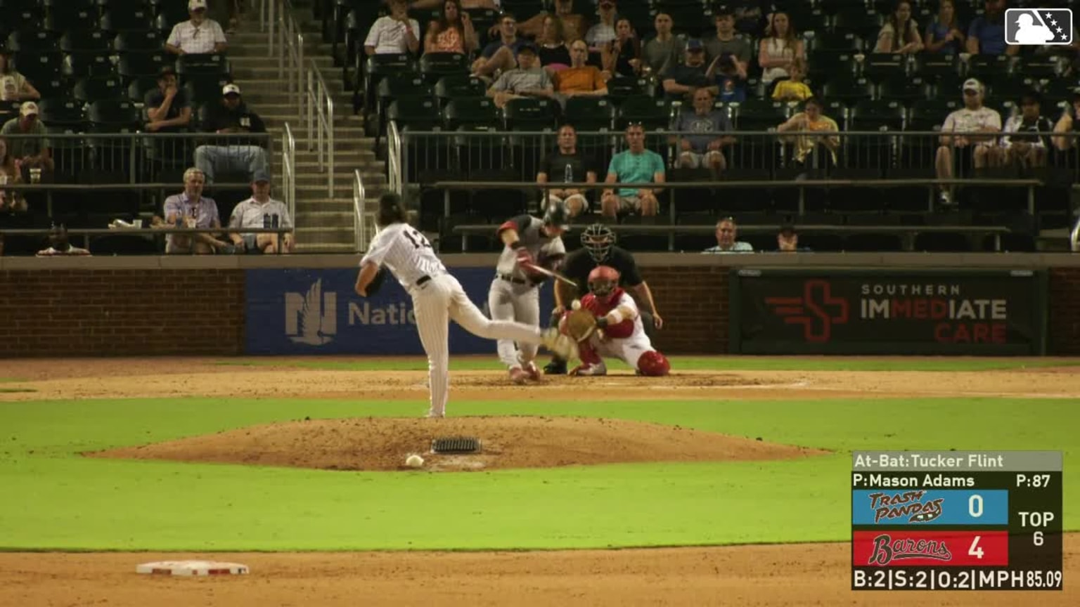 Mason Adams' 7th strikeout | 05/29/2024 | Barons