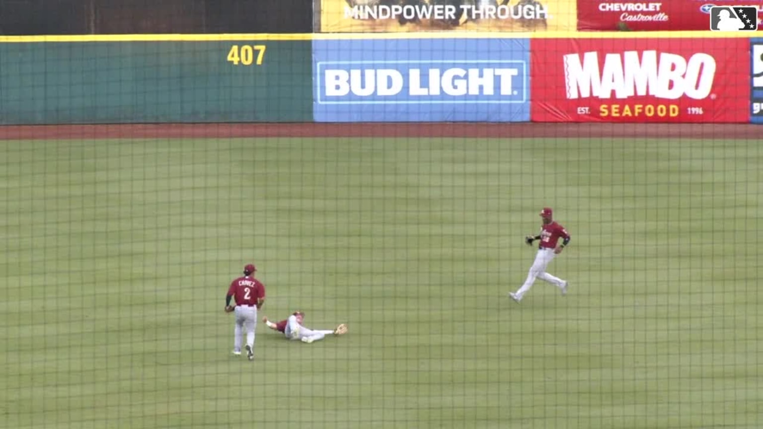 Cameron Cauley's sliding catch | 06/22/2025 | Jumbo Shrimp