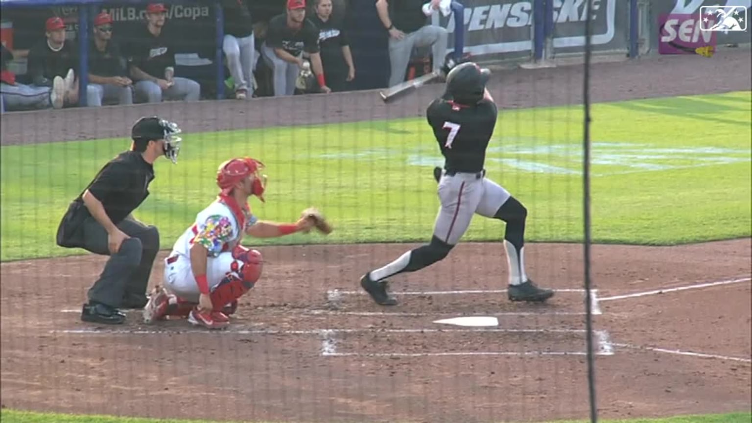 Vaun Brown's three-run homer | 06/29/2023 | Flying Squirrels