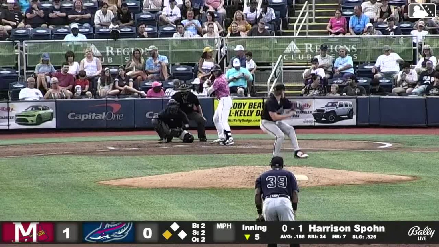 Lucas Braun's fifth strikeout | 07/21/2024 | MiLB.com