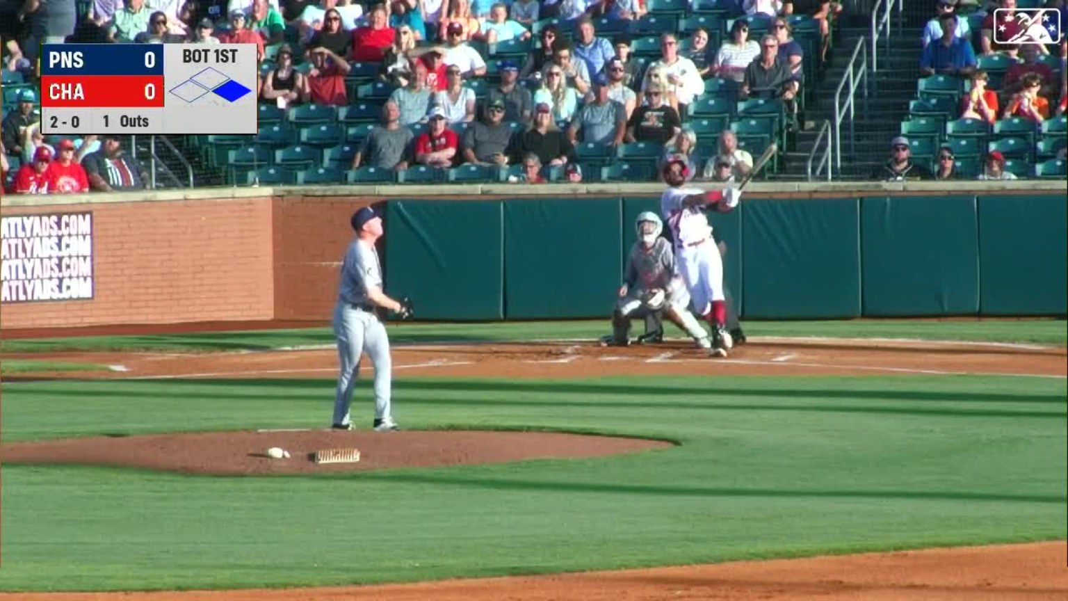 Rece Hinds' two run blast | 08/13/2023 | MiLB.com