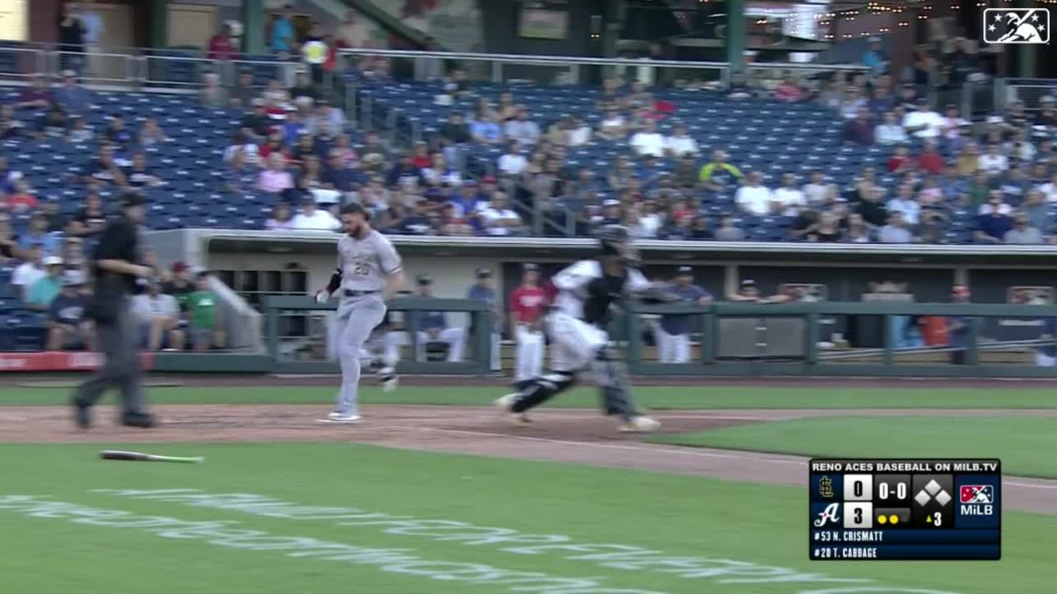 Trey Cabbage's inside-the-parker | 08/09/2023 | MiLB.com