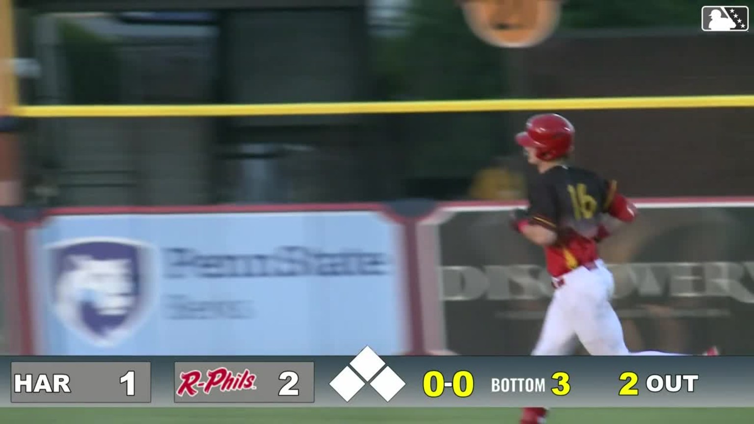Caleb Ricketts homers for Double-A Reading | 08/03/2024 | Fightin Phils