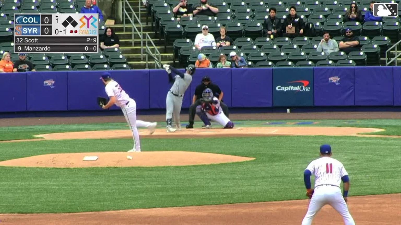 Kyle Manzardo hits a home run in the 1st | 04/28/2024 | MiLB.com