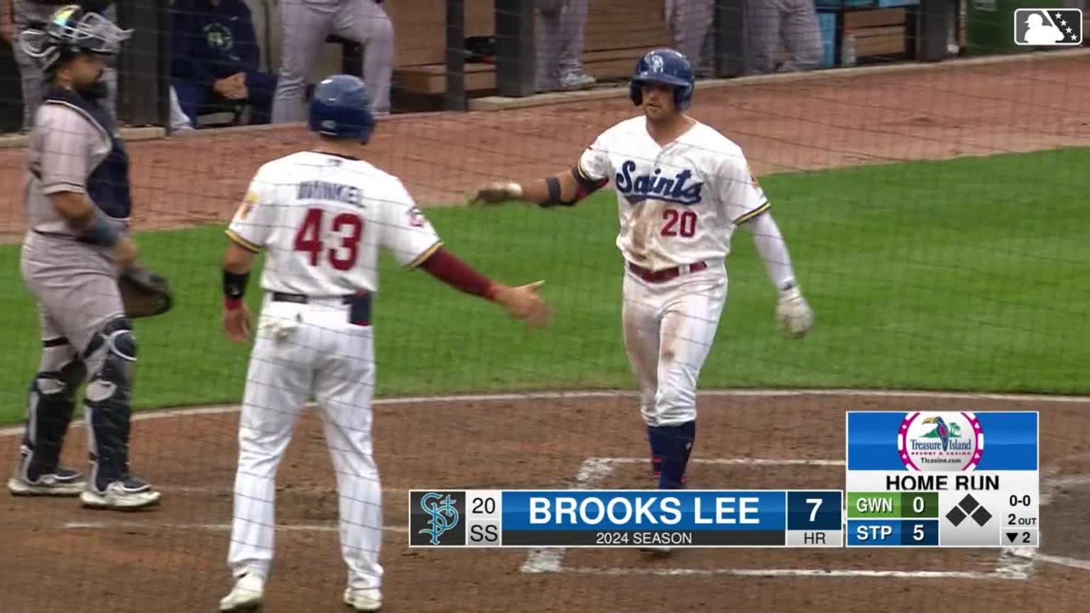 Brooks Lee's three-run home run | 07/03/2024 | Saints