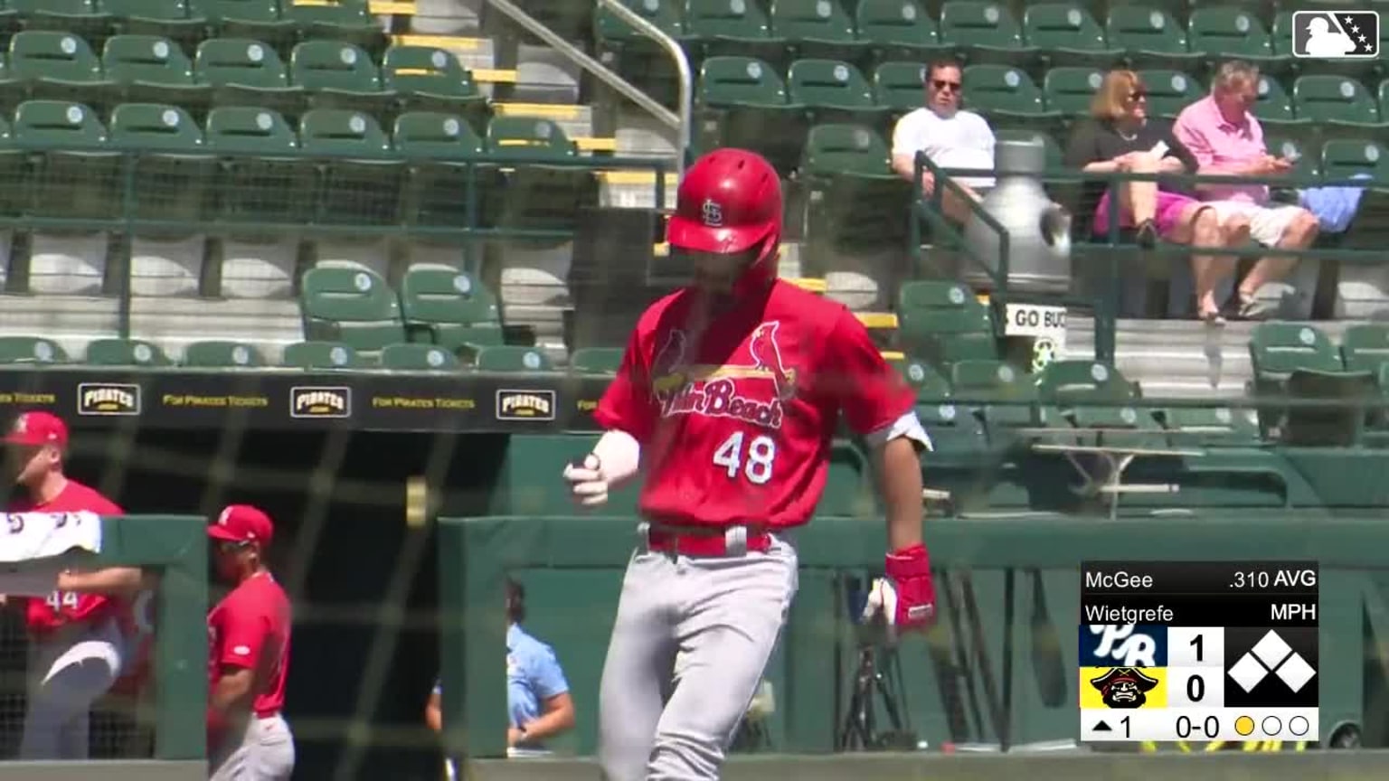 Travis Honeyman's first home run | 04/13/2025 | Cardinals