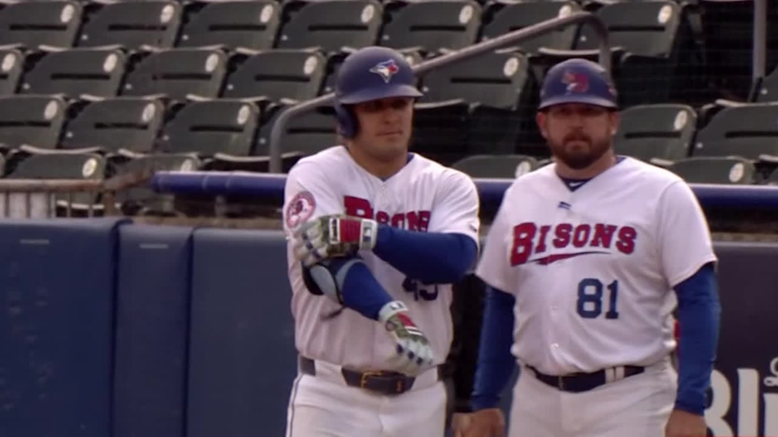 Daulton Varsho's single, RBI groundout | 04/23/2025 | Bisons
