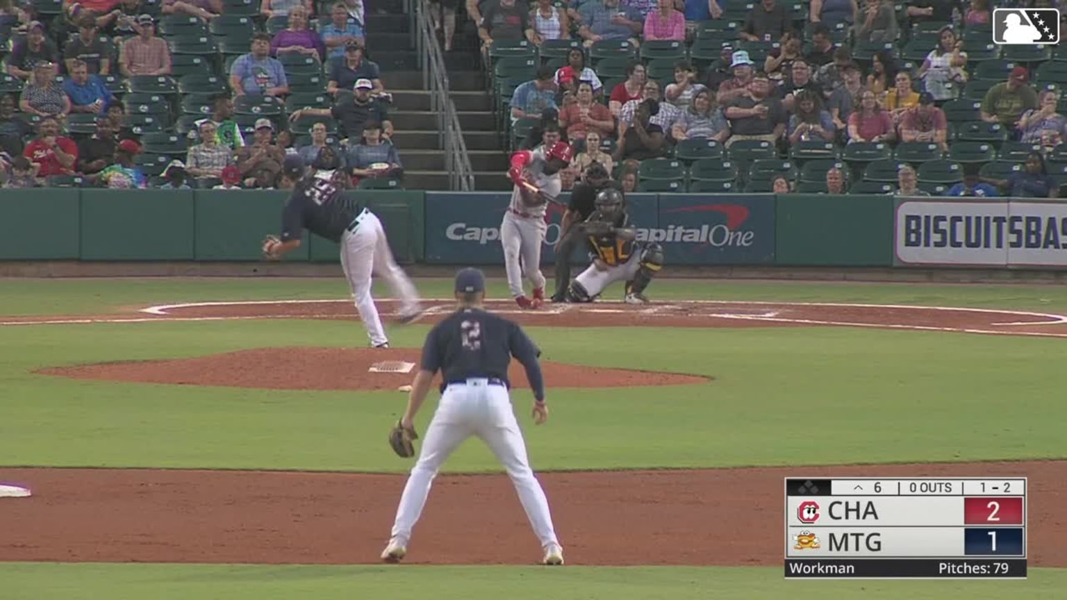 Logan Workman fans his sixth batter | 05/05/2024 | Biscuits