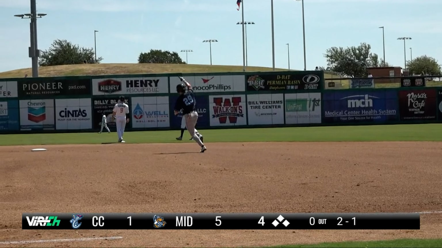 Jacob Melton's first home run of the season | 04/23/2024 | Hooks