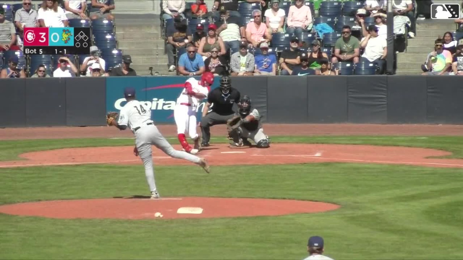 Jace Bohrofen's solo homer | 08/25/2024 | Canadians
