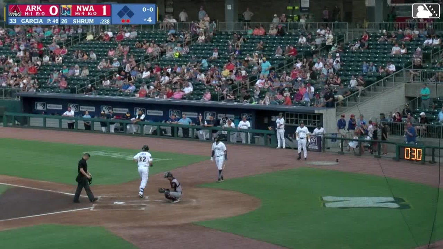 Josh Lester's solo home run | 07/25/2024 | Naturals
