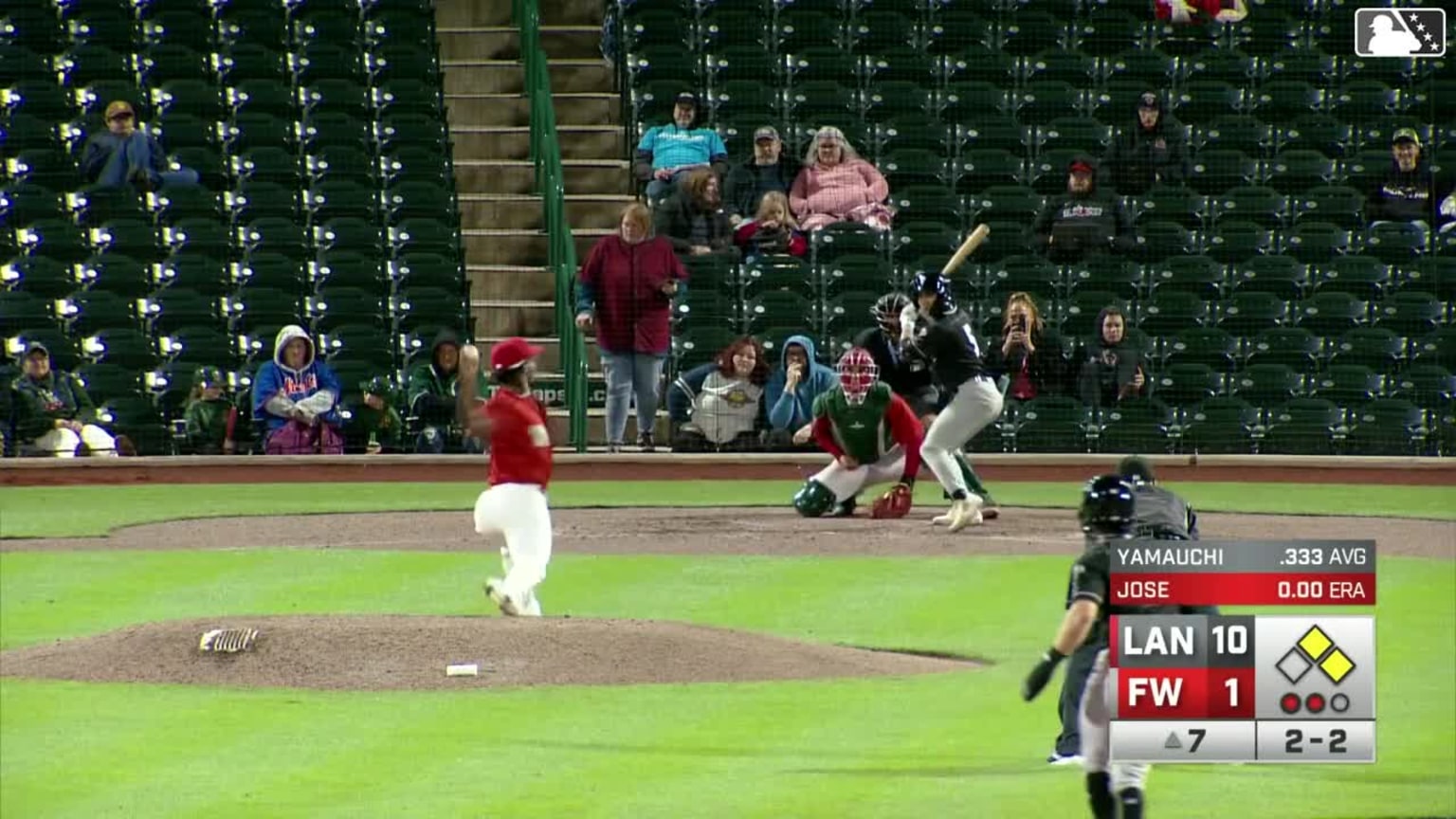 Casey Yamauchi homers (2) on a fly ball to center field. Justin Riemer ...