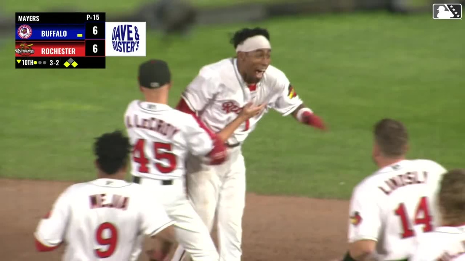 Darren Baker's walk-off single | 07/07/2024 | Red Wings