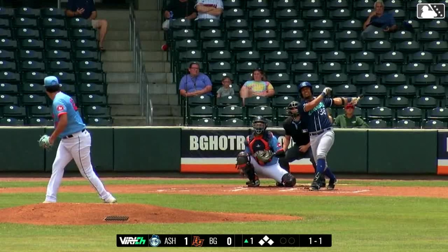 Luis Baez's solo home run | 06/30/2024 | Tourists