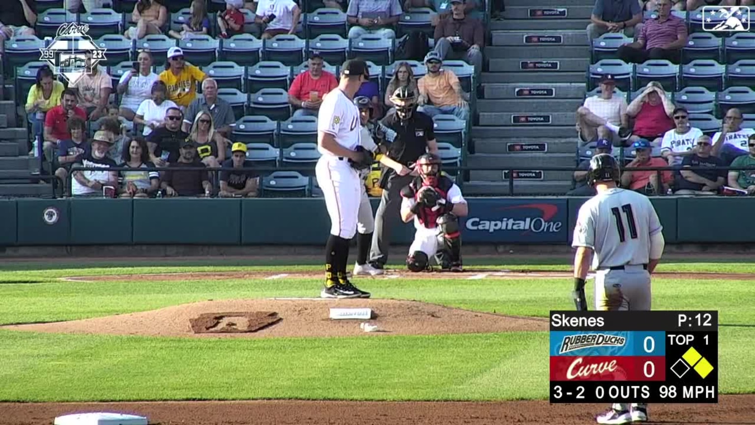 Paul Skenes' first Double-A K | 08/26/2023 | Curve