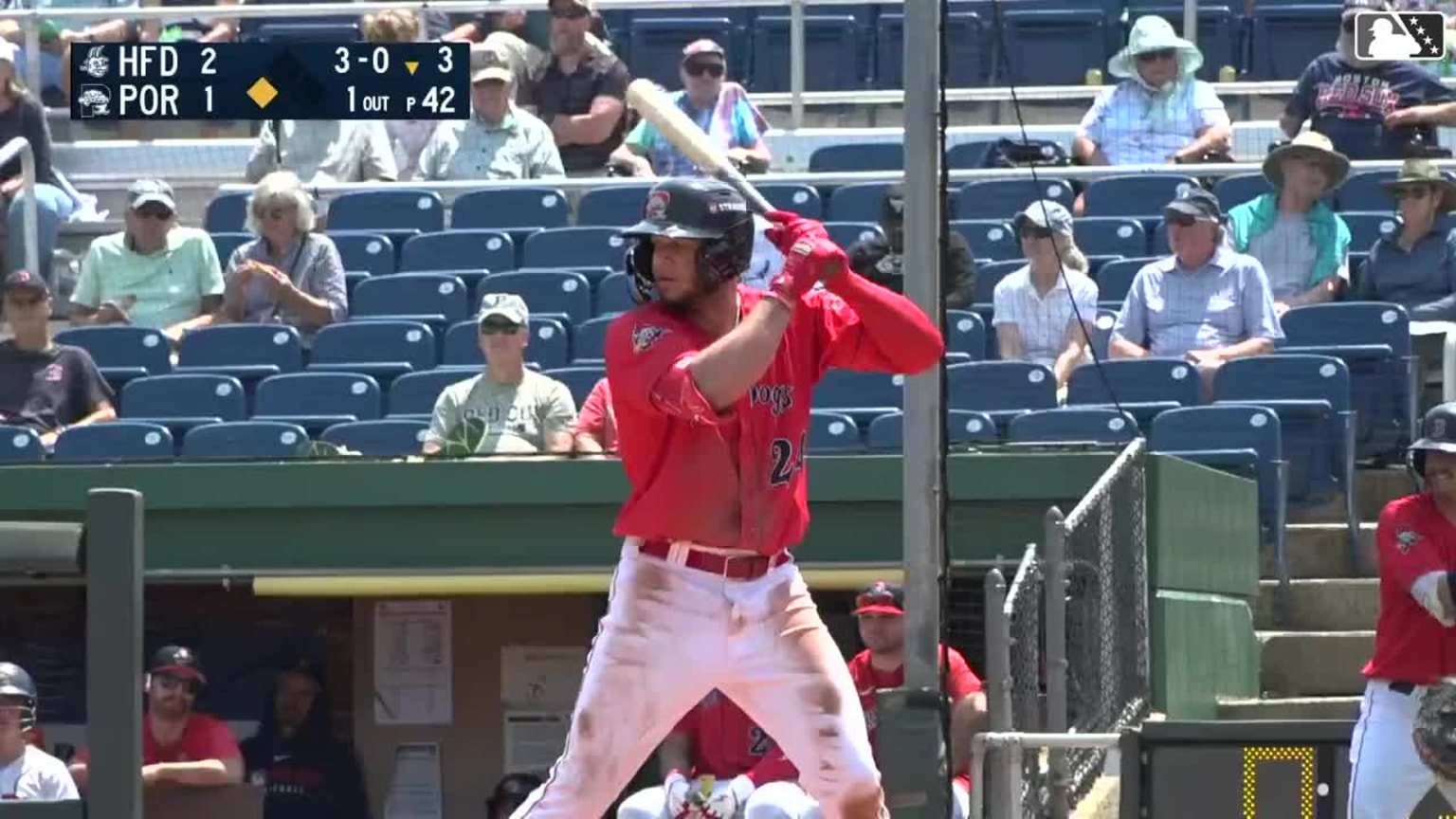 Rockies prospect Cole Carrigg throws out a runner | 06/05/2025 | Yard Goats