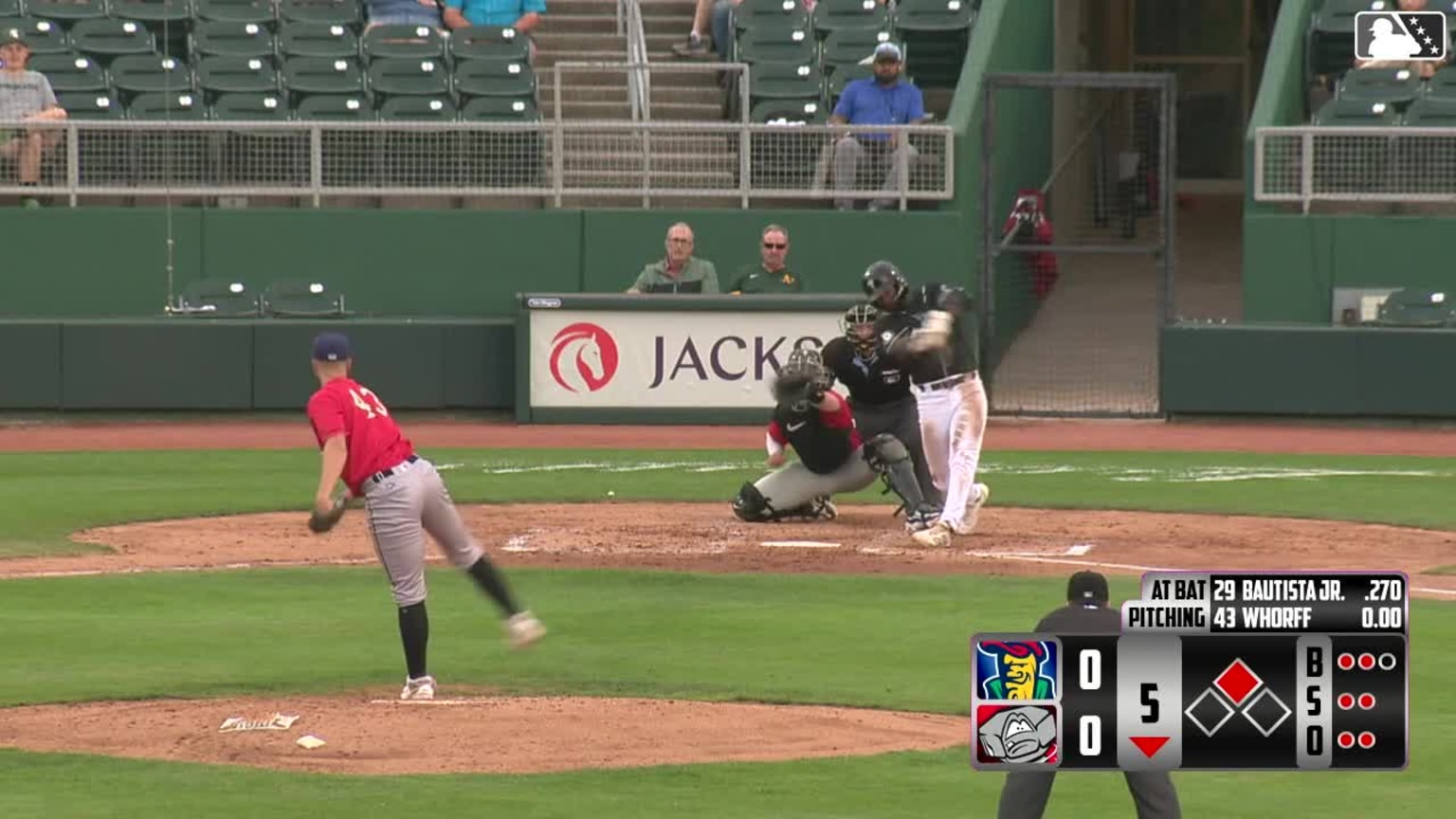 Danny Bautista Jr. swats a two-run homer | 06/14/2024 | Lugnuts