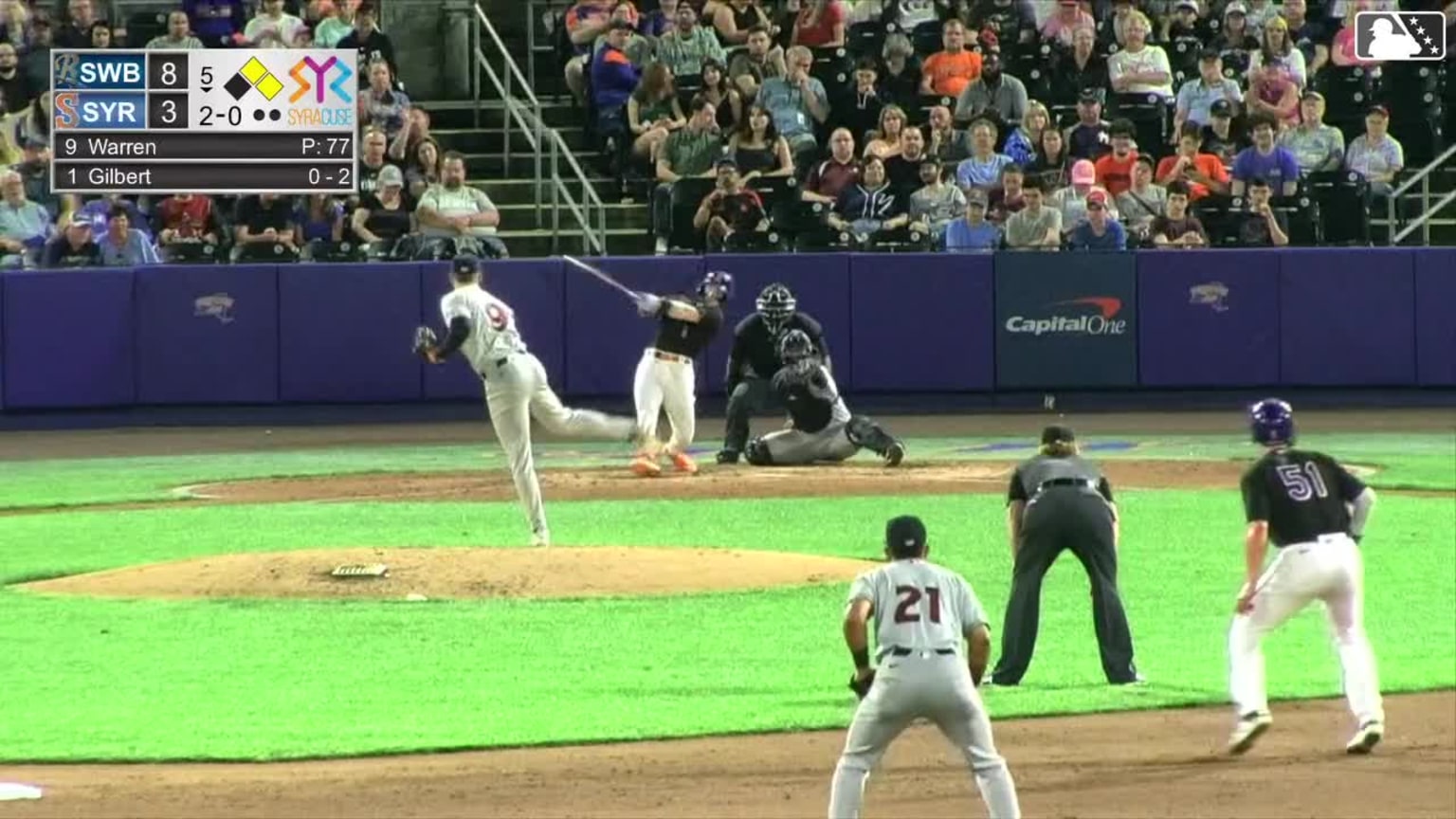 Drew Gilbert 's three-run home run | 09/07/2024 | MiLB.com