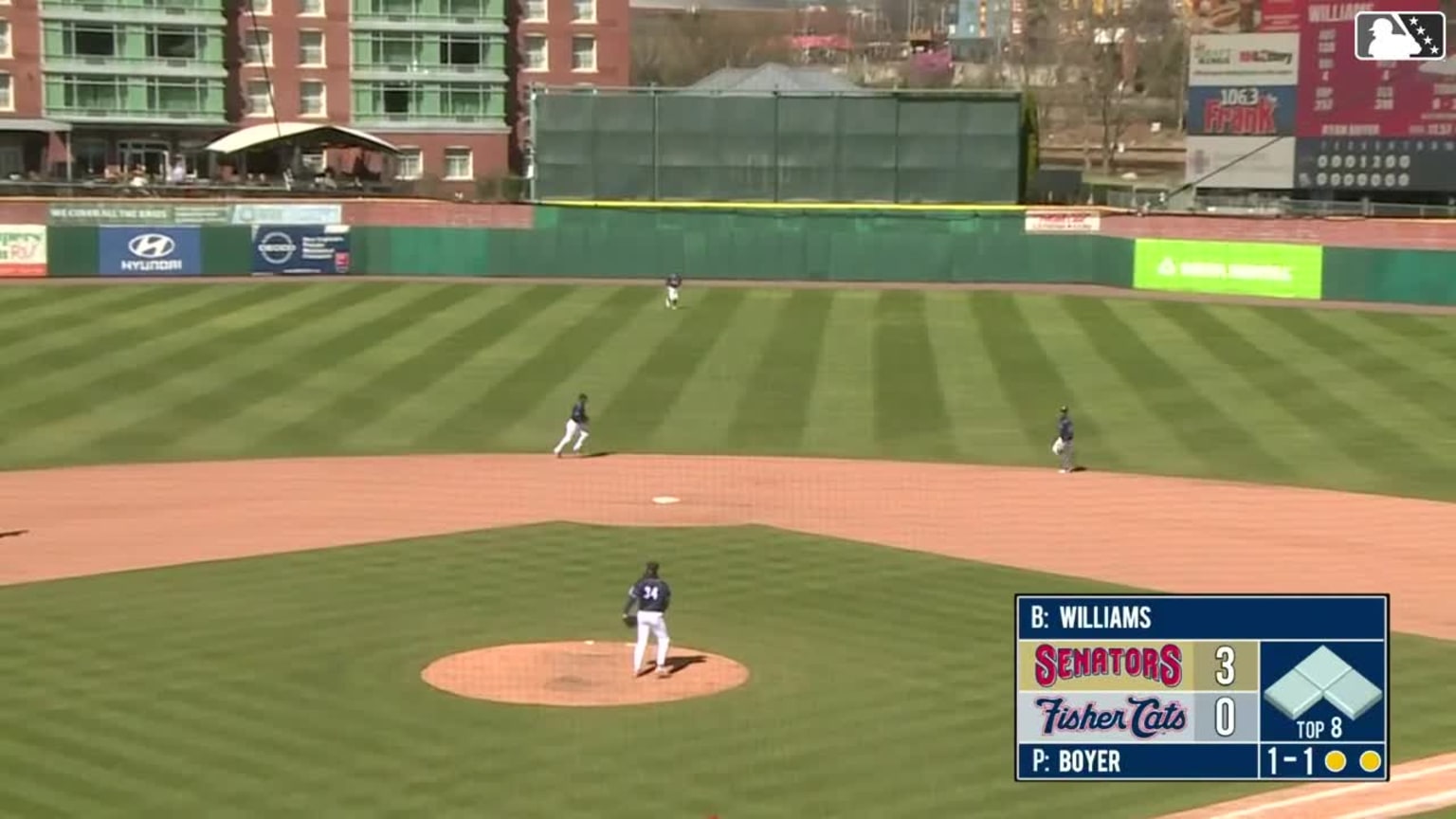 Ryan Boyer's slick play | 04/22/2025 | Fisher Cats