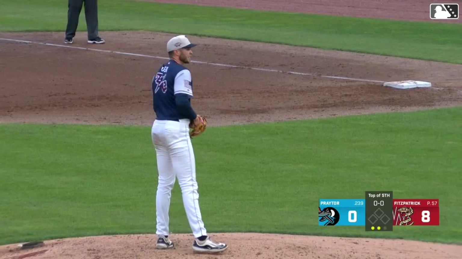 Brian Fitzpatrick's five scoreless innings | 07/05/2024 | Timber Rattlers